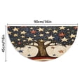 RKSupls Patriotic Tree Stars Patriotic Half Round American Flag Banner ...