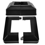 Qiysamall 2pcs Column Wrap For Porch Railing Post Cap Fence Post Sleeve ...