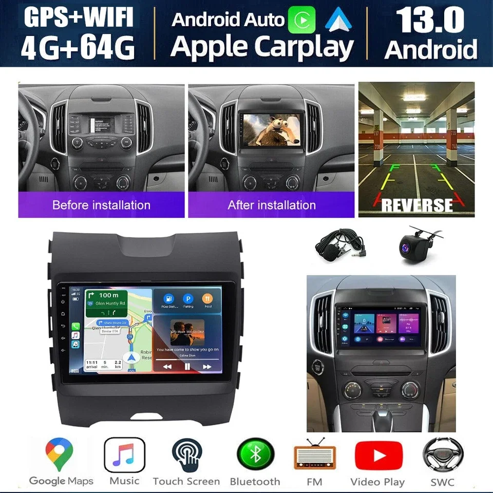 Click here for Fengxih For Ford Edge 2015-2018 9 .0 Car Radio Ste... prices