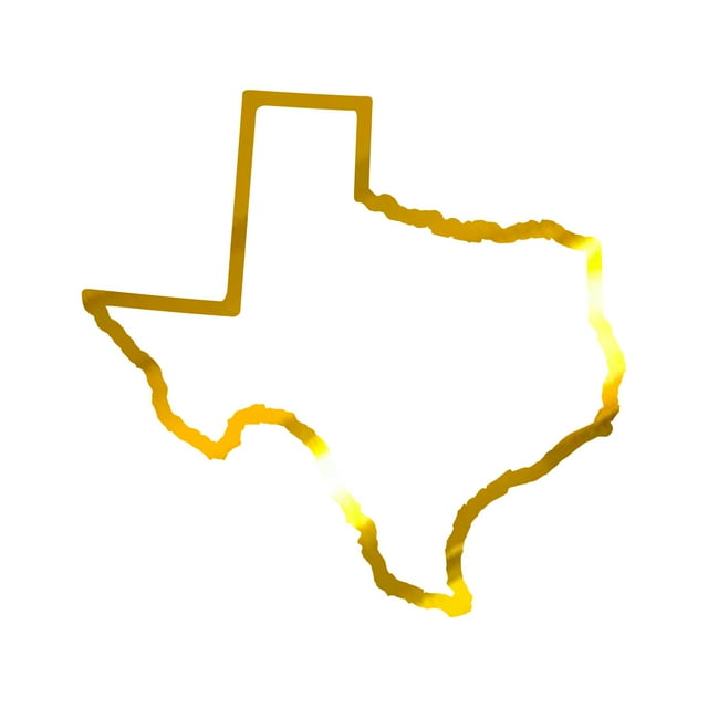 Texas Outline Sticker Decal Die Cut - Self Adhesive Vinyl - Weatherproof - Made in USA - Many ...