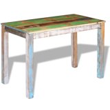 vidaXL Dining Table Solid Reclaimed Wood 45.3"x23.6"x30" - Walmart.com