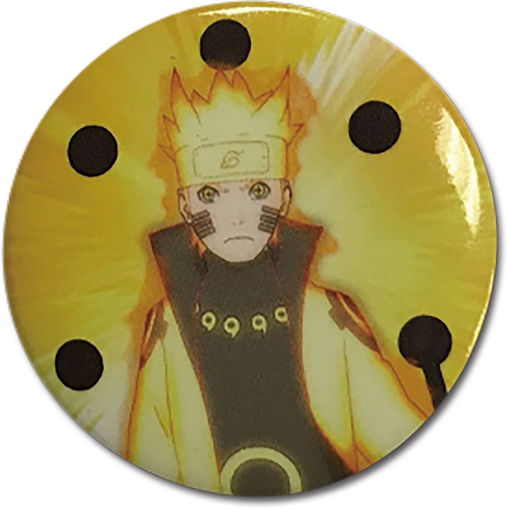 Naruto Shippuden- Naruto Six Paths Sage Mode Button - Walmart.com