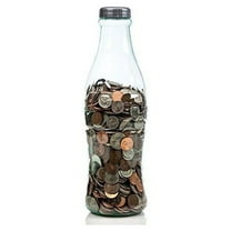 Crossroads Coca-Cola Licensed Clear Plastic Money Jar with Penny ...