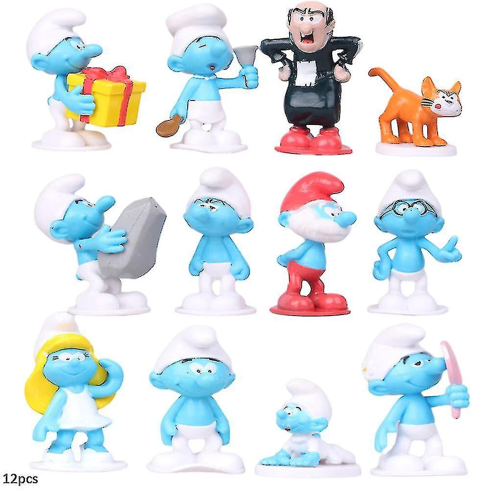 Click here for 12pcs/Set - Smurfs Figure Toys Model - Cake Topper... prices
