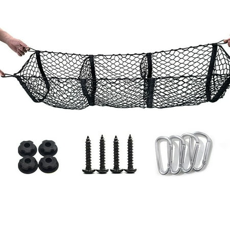 Storage Net Pocket Car Trunk Net Bag Rear Cargo Net Storage Organizer ...