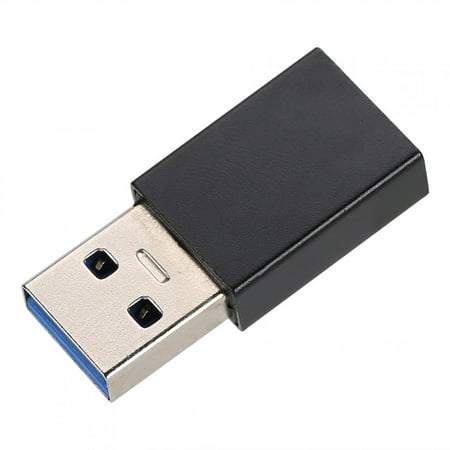 Black Durable Portable Type C USB Adapter, Mini Type C USB Connector ...