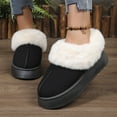 Elecsop Slippers for Women, Warm Fuzzy Winter Boots for Women, Suede ...