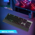 RaceGT Gaming Keyboard - Wired, 104 Keys, Membrane Feel, LED Backlit ...
