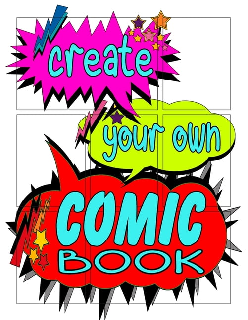Create Your Own Comic Book Blank Boxed Area Paper For Creating Your