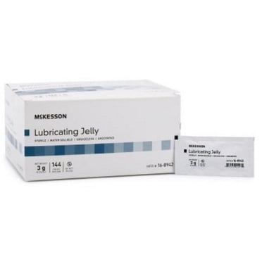 McKesson Medical Lubricating Jelly - Unscented, Sterile, Water-Soluble ...