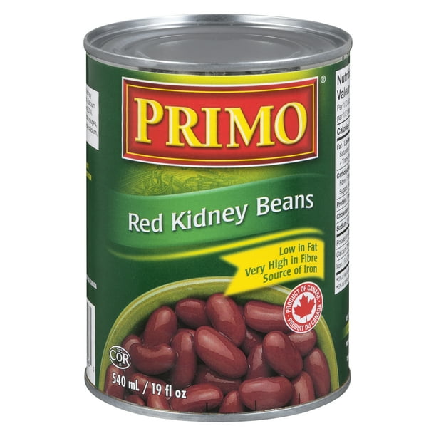 PRIMO RED KIDNEY BEANS, CANNED BEANS - RED KIDNEY BEANS - 540ml ...