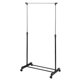 Ktaxon Adjustable Rolling Garment Rack Single Hanging Bar Clothes ...