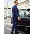 COOFANDY Men's 2 Piece Suits Classic Fit 2 Button Dress Suits Tuxedo ...