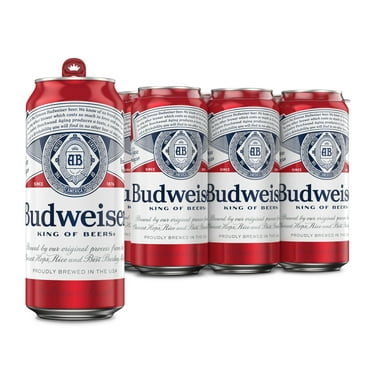 Budweiser American Lager Beer 12 pack 12 fl oz Aluminum Cans 5% ABV ...