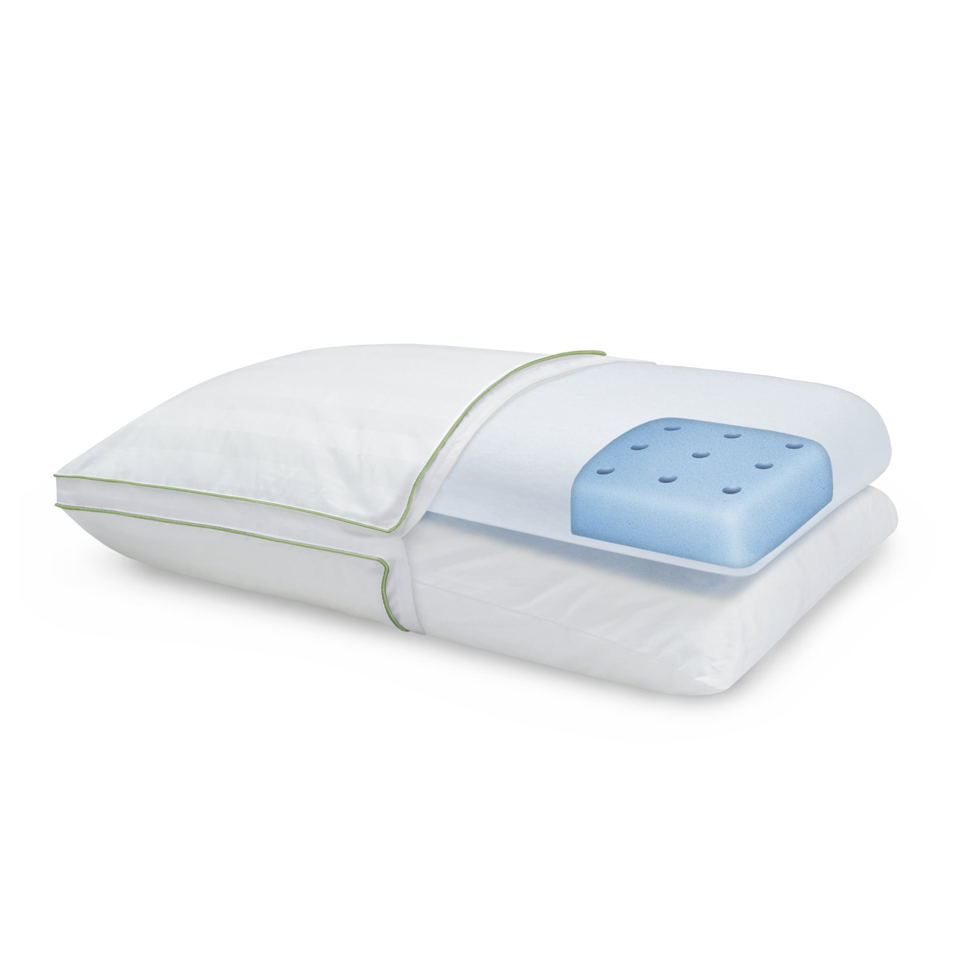 BioPEDIC Duo Comfort Supreme Gusseted Standard Bed Pillow - Walmart.com