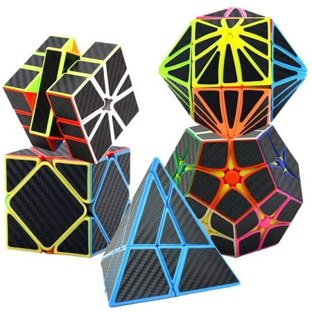 HTCM Speed Cube Set, Magic Cube Bundle of Ghost Pyramid Cube, Skewb ...