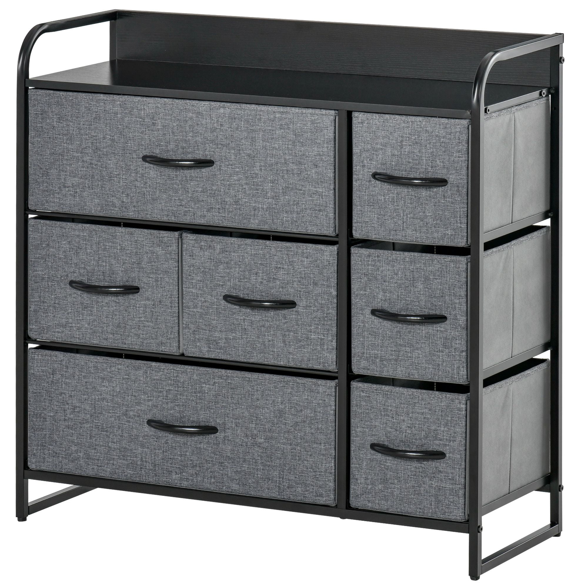 Click here for Homcom 7-Bin Dresser  3-Tier Fabric Chest Of Bins... prices