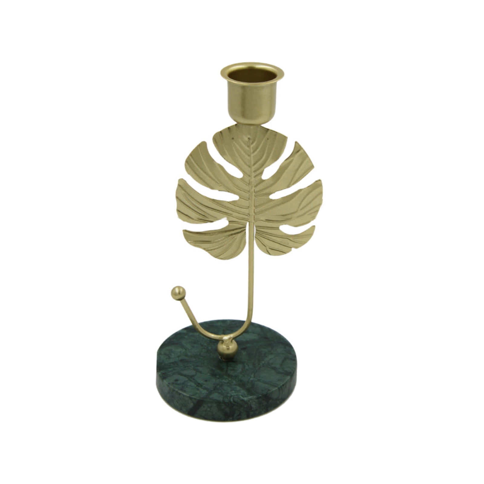 Yoone Nordic Style Marble Base Romantic Candle Stand Turtle Leaves ...