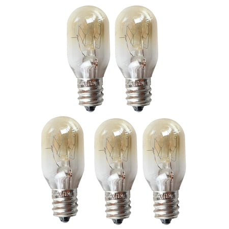LeKing 5PCS US Plug 110V E12 15W Oven Bulb Refrigerator Bulb Microwave ...
