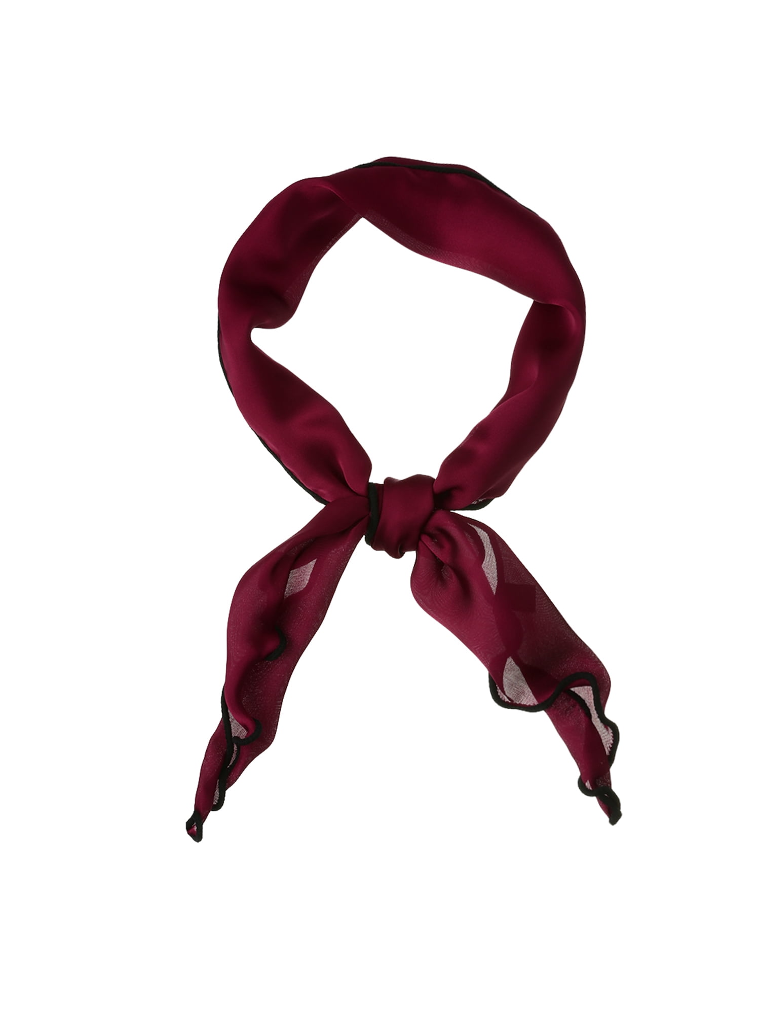 Allegra K Women's Solid Color Triangle Triangular Scarf Neck Scarves ...