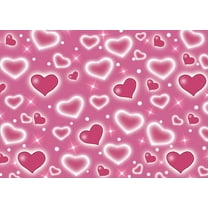 Red heart-shaped background fabric, 90s style photography backdrop ...