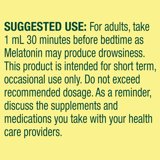 Spring Valley Liquid Melatonin Sleep Support Dietary Supplement, 10 mg ...