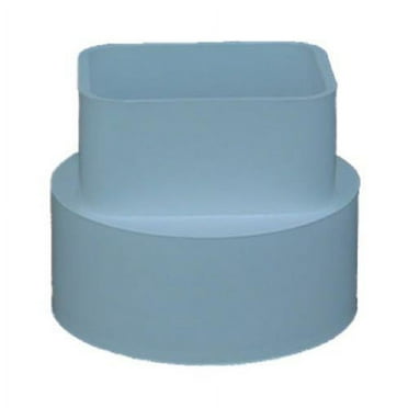 3x4 InLine Downspout Diverter / Splitter, Aluminum, White - Walmart.com