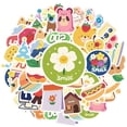 35pcs-70pcs Cute Kids Stickers Animal DIY Stickers Food Stationery ...