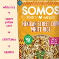 Somos Mexican Street Corn White Rice 8.8 oz Pouch Microwavable with ...