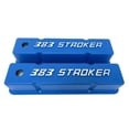 383 STROKER Small Block Chevy Valve Covers - SBC Tall - Blue - Walmart.com