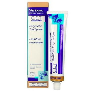 Virbac C.E.T. Enzymatic Toothpaste for Dogs and Cat Pets, Poultry ...