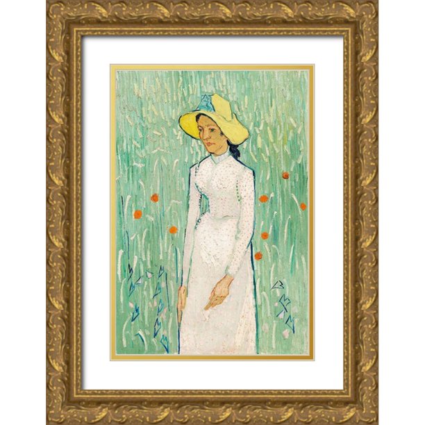 Van Gogh Vincent 18x24 Gold Ornate Wood Framed With Double Matting