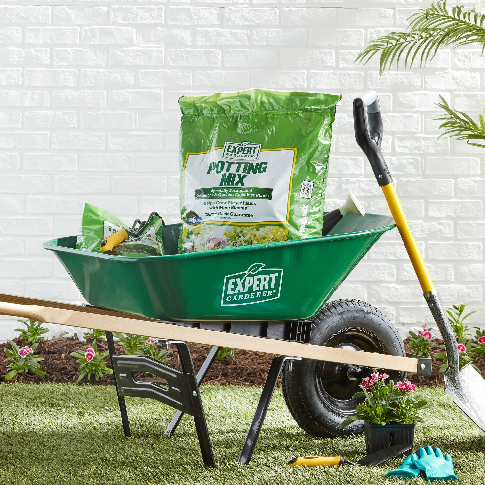 Expert gardener steel wheelbarrow store
