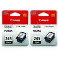 Canon PG-245 Black Ink Cartridge (2 Pieces) - Walmart.com