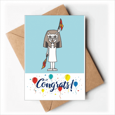 offside referee flag cat referee Wedding Cards Congratulations Greeting ...