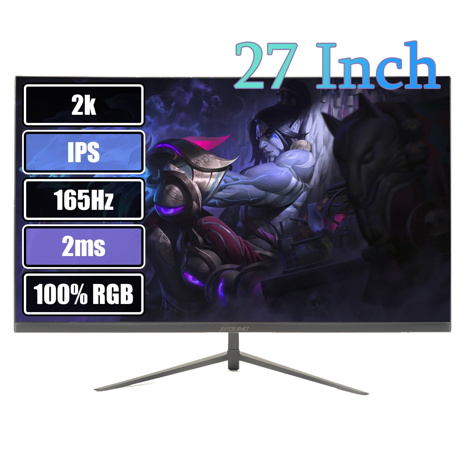 HueMaison 27" FHD LED Ultra Slim Monitor Computer Gaming Monitor 1920 ...