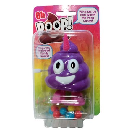Oh Poop! Emoji Poop Candy Pooper (Purple Unicorn) - Walmart.com