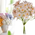 Artificial Silk Daisies Flowers Bouquet, Realistic Artificial Daisies ...