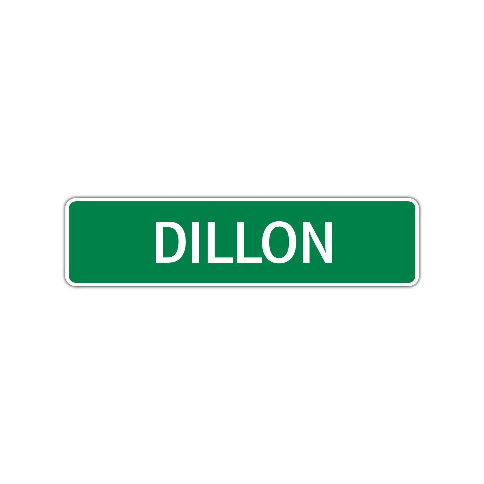 Dillon Boys Children Name Indoor Outdoor Letter Printed Label Wall ...