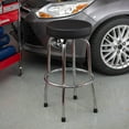 Torin Big Red Heavy Duty Workshop Swivel Bar Stool, Padded Leather Seat ...