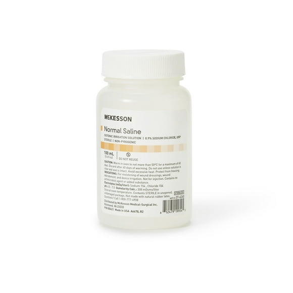 Normal Saline Bottle