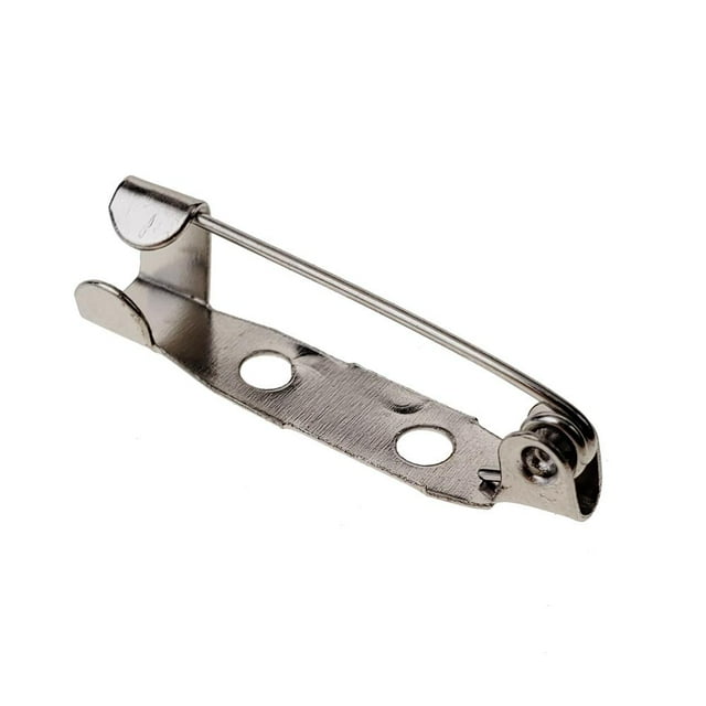 Metal Pin Back Clasp, 1-Inch, 144-Count - Walmart.com