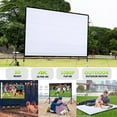 60/72/84/100/120/150 Inch Projector Screen, 16:9 High Contrast ...