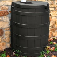 45 Gallon RainStation Rain Barrel - Recycled Charcoal - Walmart.com