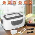 DFITO 40W Electric Heating Lunch Box, 2 In 1 Portable Food Heater for ...