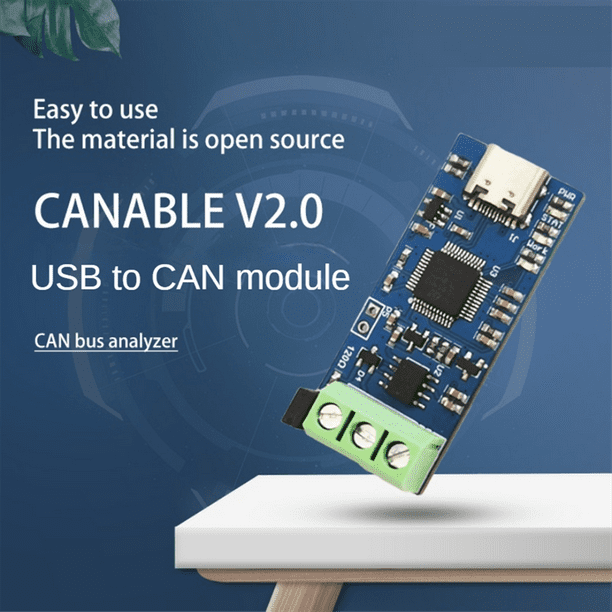 Type-C USB to CAN Module 5V CAN Bus Analyzer USB to CAN Converter Module CANABLE V2.0 CAN- CAN ...