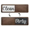 Double Sided Dishwasher Magnet Clean Dirty Sign Indicator Kitchen Flip ...
