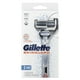 Gillette SkinGuard Men's Razor Handle and 2 Blade Refills, Silver ...