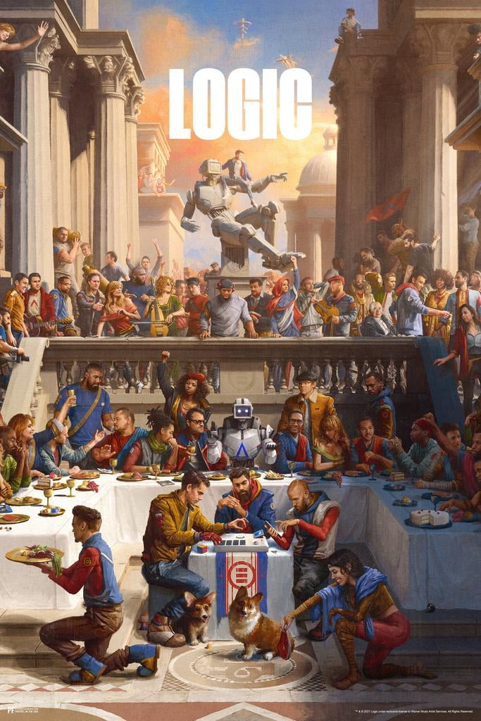 Laminated Logic Merch Everybody Album Cover Art Rap Posters Logic ...