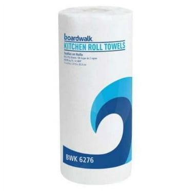 Boardwalk 2-Ply Kitchen Roll Towel, 85 Sheets/Roll, 30 Rolls/Carton ...